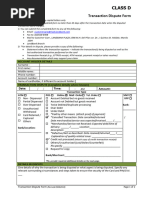 Credit Card Dispute Form | PDF | Payments | Debit Card