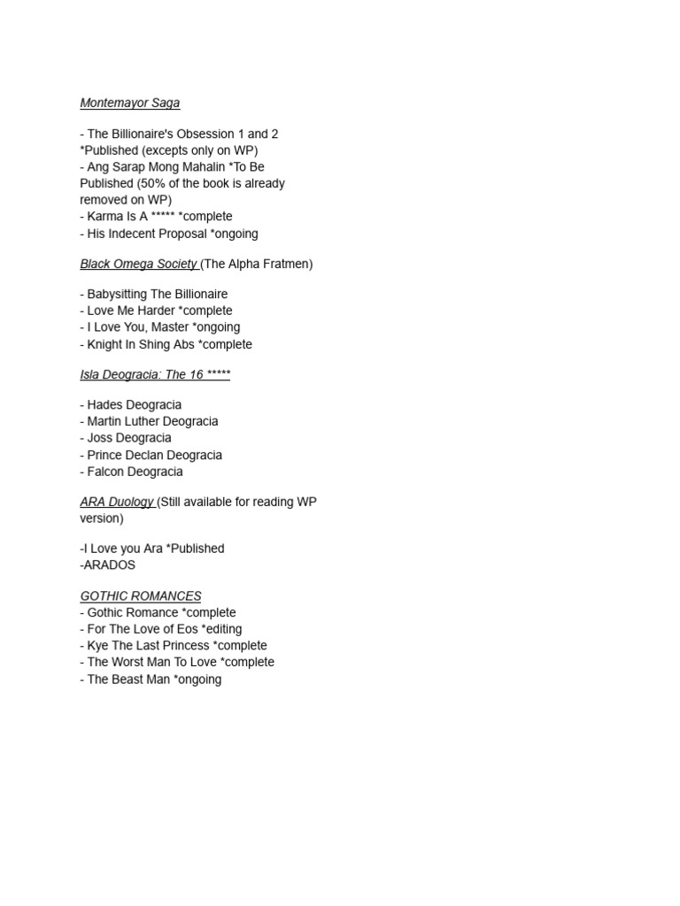 Montemayor Saga | PDF