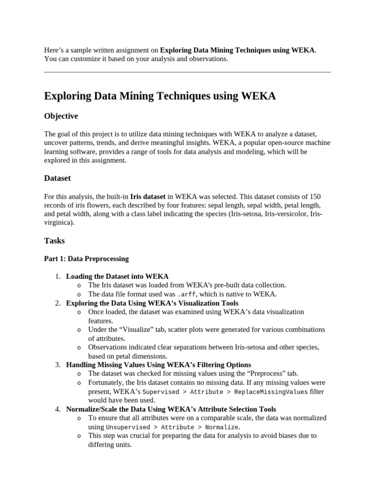 Perform Task On Weka | PDF | Data Management | Data