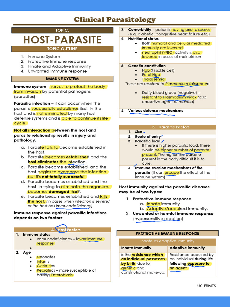 Lesson-2-Host-Parasite-Relationship | PDF | Immune System | Antibody