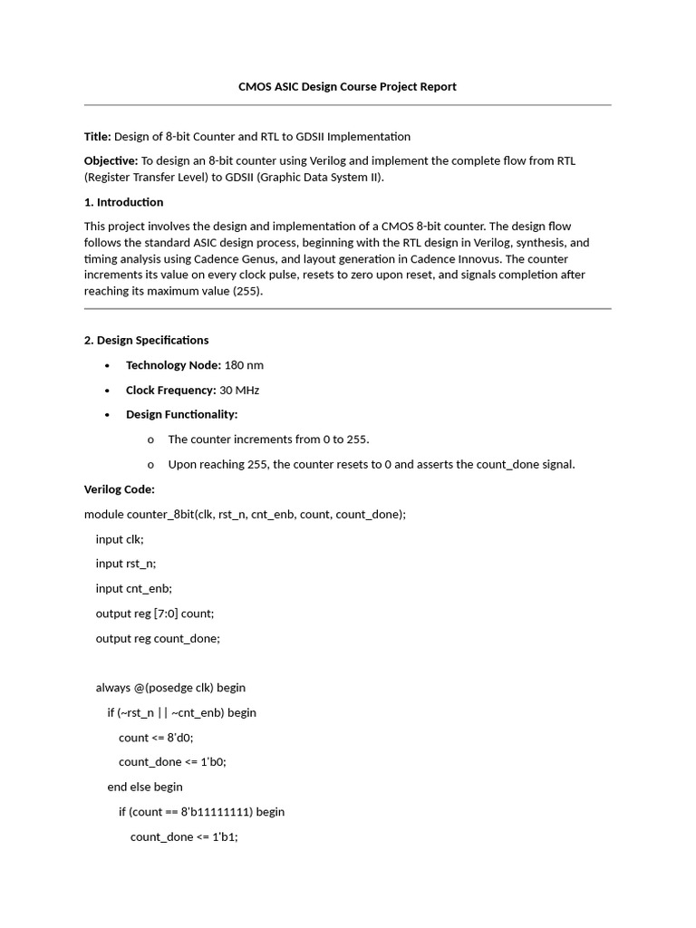 01fe21bec223 CMOS ASIC CP | PDF | Electronic Engineering | Computer Engineering