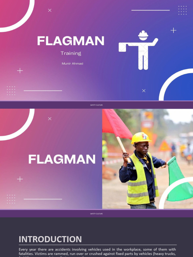 Flagman Training | PDF | Forklift | Traffic