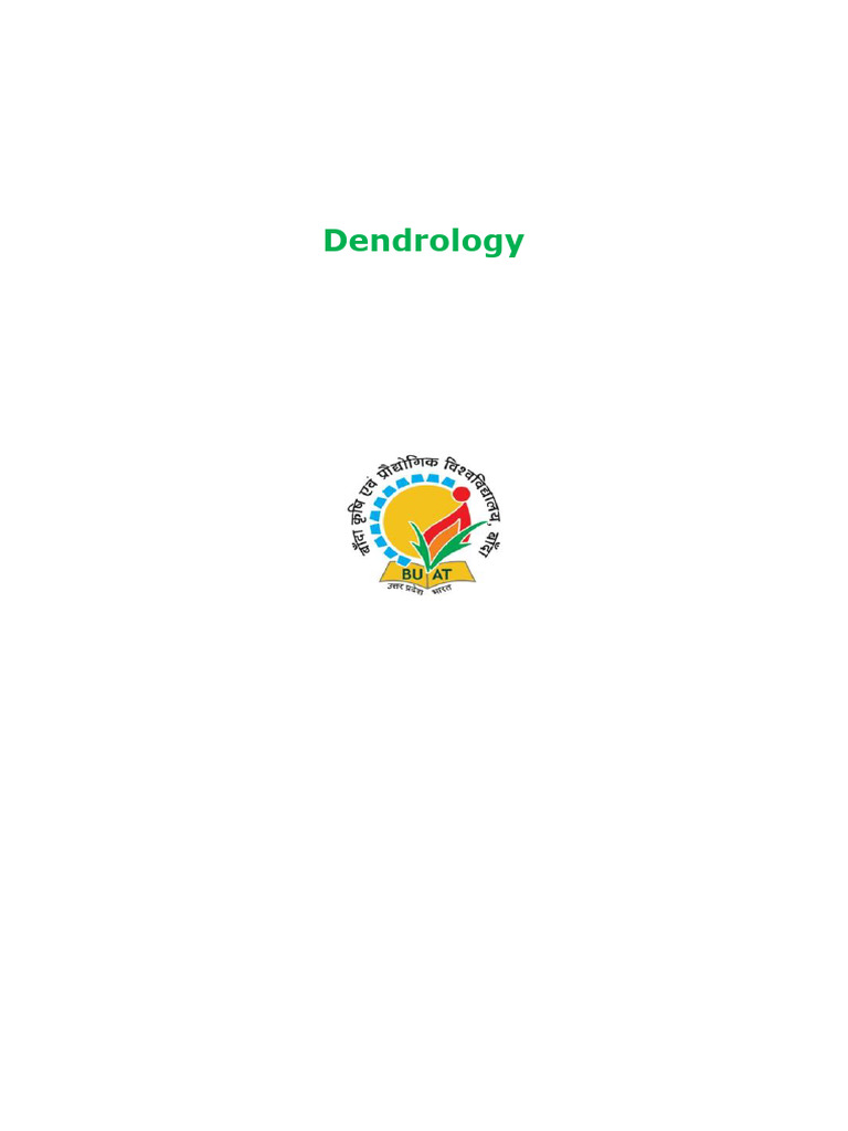 Dendrology e Manual 2024 | PDF | Taxonomy (Biology) | Genus
