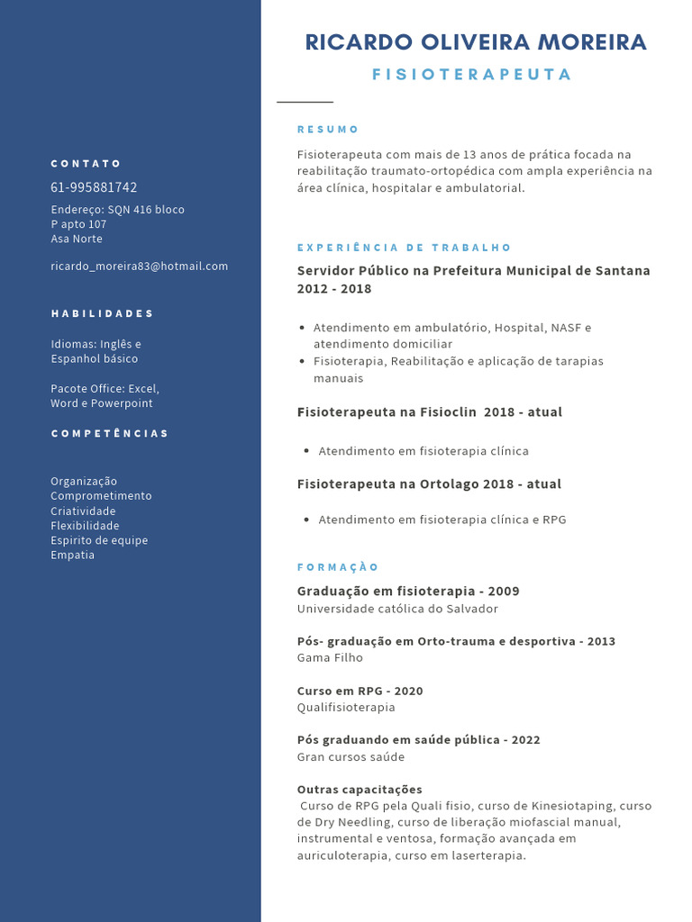 Currículo Ricardo | PDF