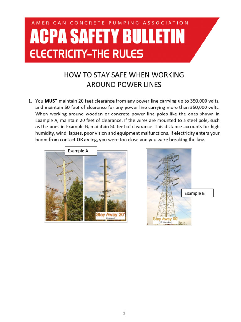 Safety Bulletin Electricity Therules | PDF | High Voltage | Insulator ...