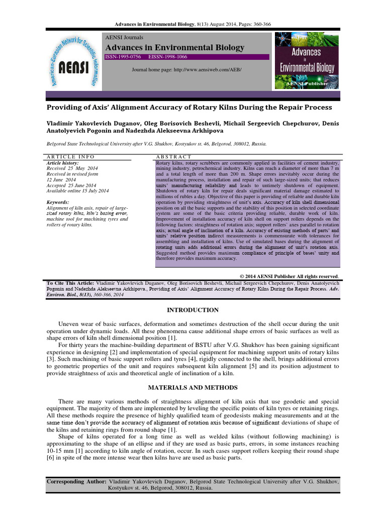 Providing of Axis Alignment Accuracy | PDF | Cartesian Coordinate ...