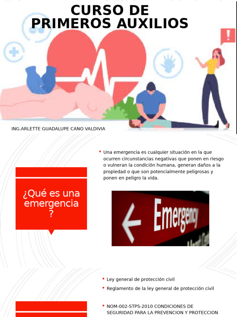 Capacitacion de Primeros Auxilios | PDF | Reanimación cardiopulmonar