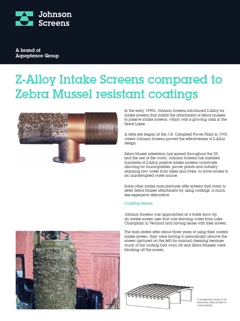 Intake CoatingsJohnson Screens | PDF