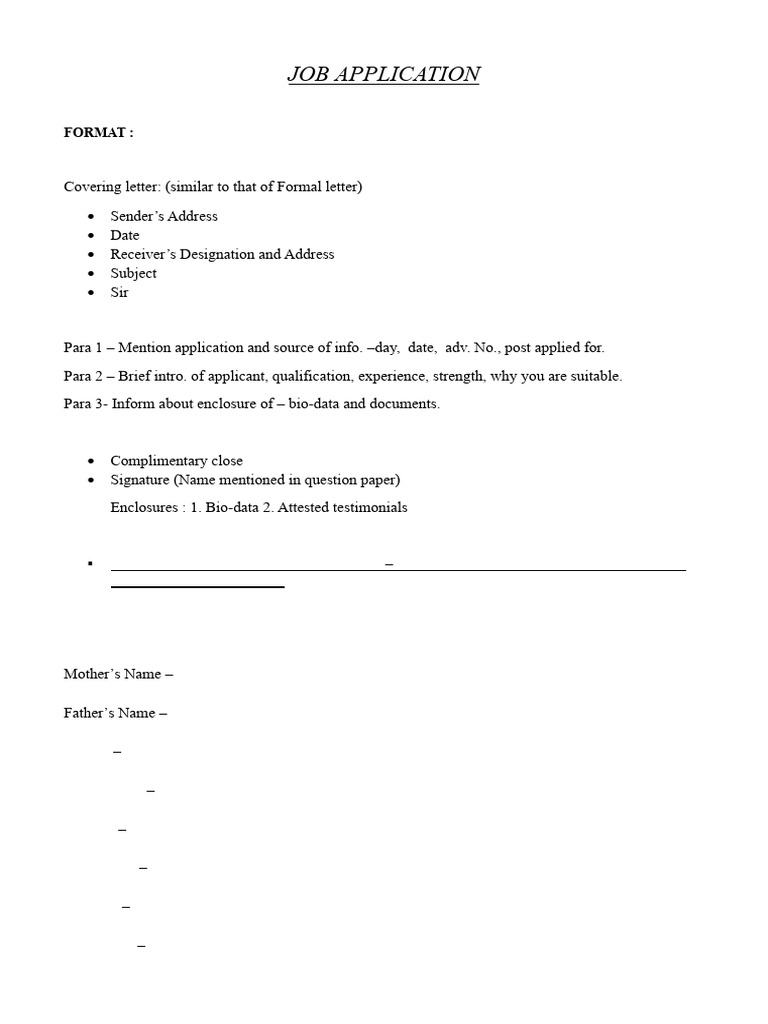 Job Application Guide | PDF
