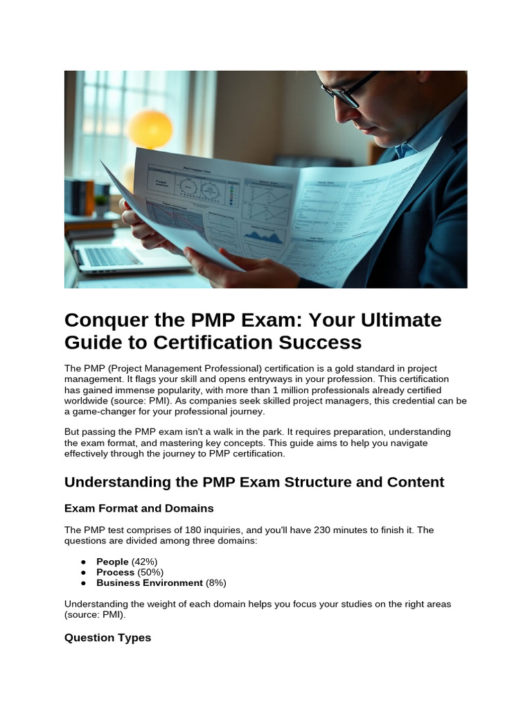 Conquer The PMP Exam - Your Ultimate Guide To Certification Success ...