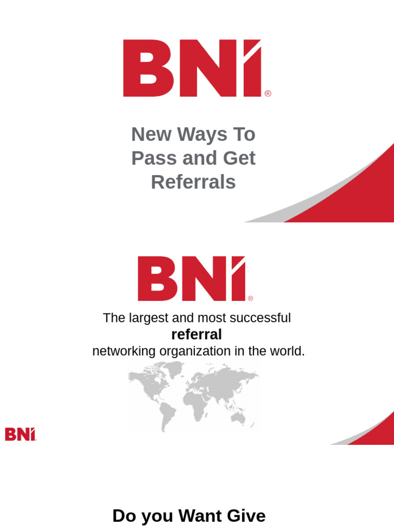BNI Way of Business | PDF