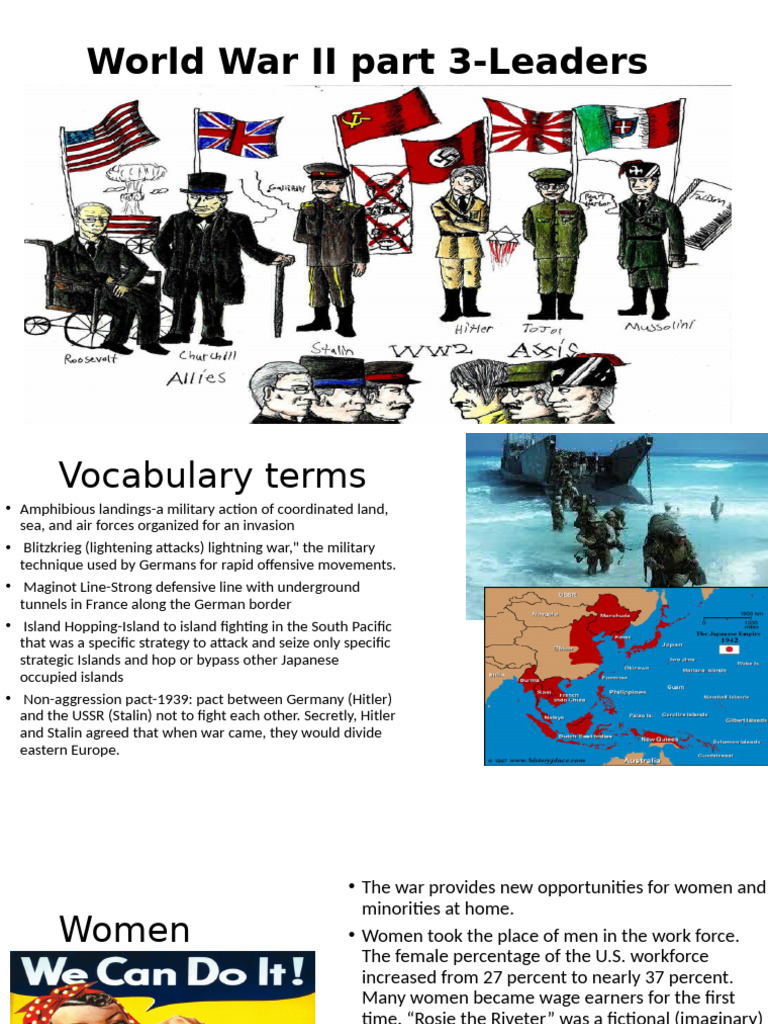 World War II Part 3 - Leaders | PDF | Benito Mussolini | World War II