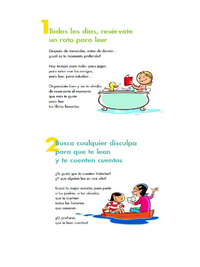 Para Ser Un Buen Lector | PDF