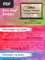 Epiko PPT Final | PDF