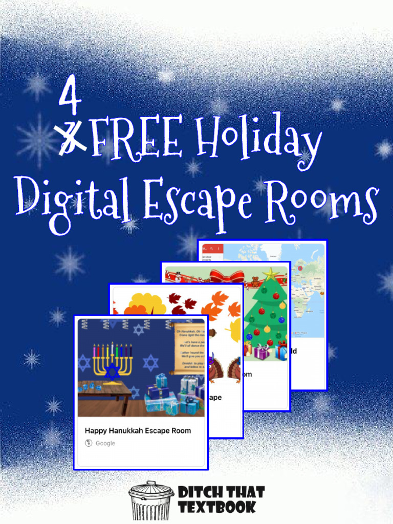 4 FREE Holiday Digital Escape Rooms (With Answers!) | PDF | Hanukkah
