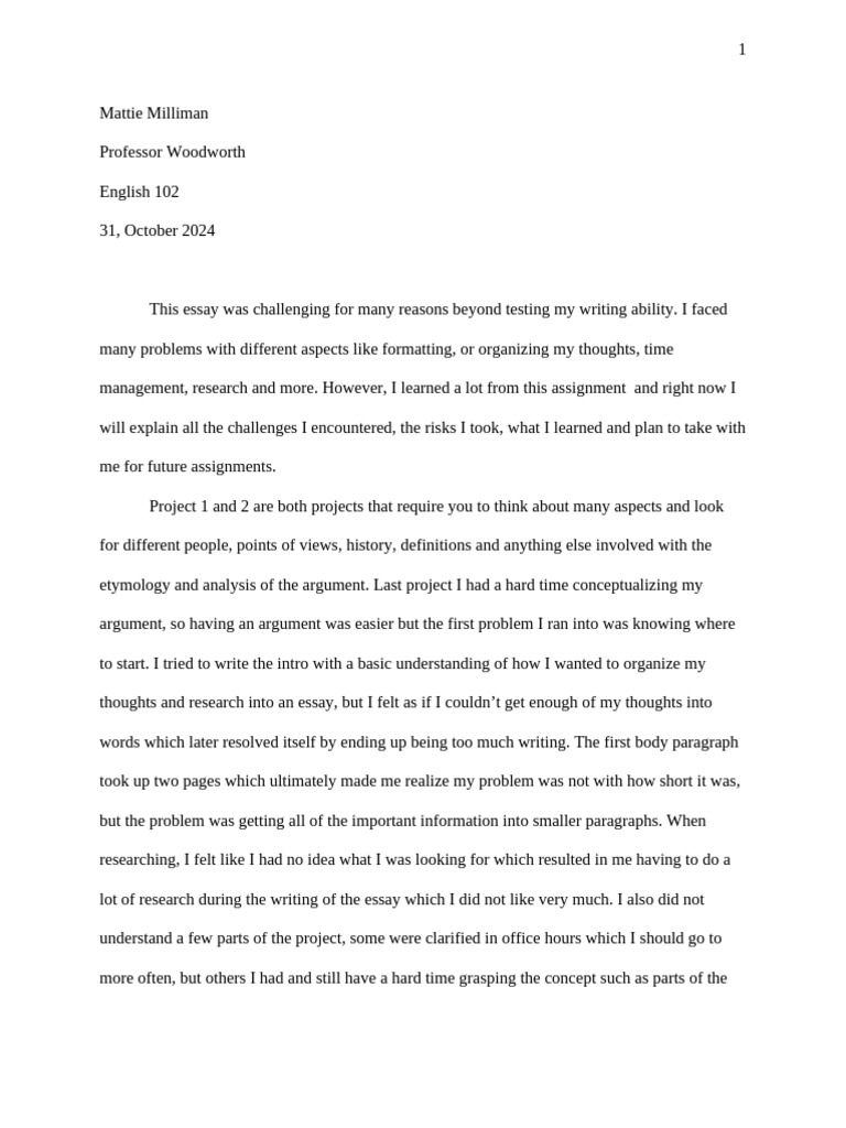 Copy of Report AA ENG 102 | PDF | Thought | Essays