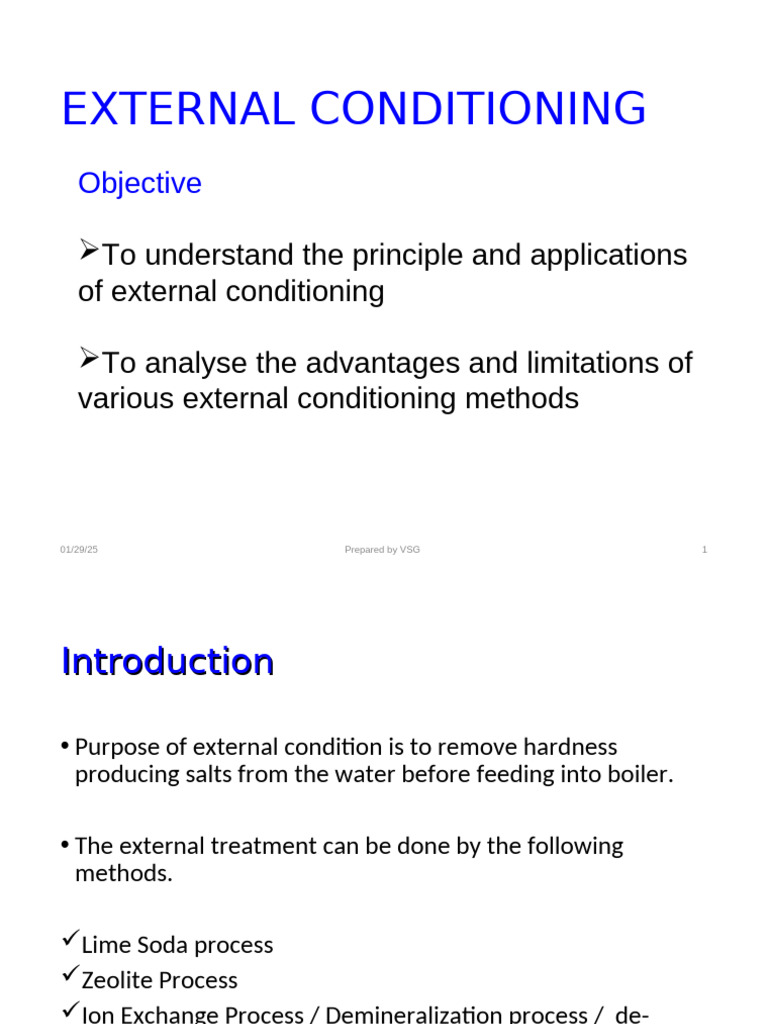 4.external Conditioning | PDF | Ion Exchange | Zeolite