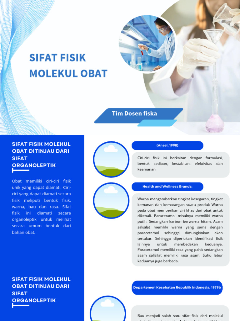 Sifat Fisik dan Kelarutan Molekul Obat | PDF