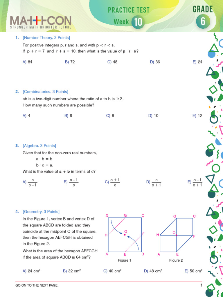 Grade6Test | PDF | Mathematics