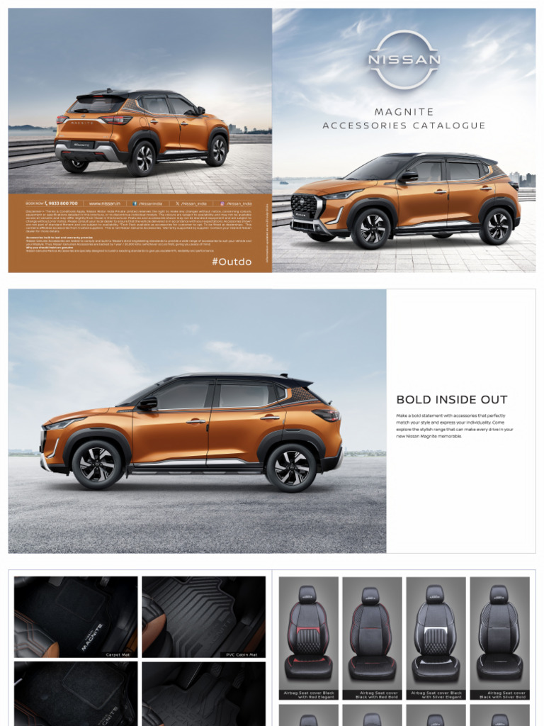 Nissan Magnite Facelift _Accessories Brochure_compressed (1) | PDF