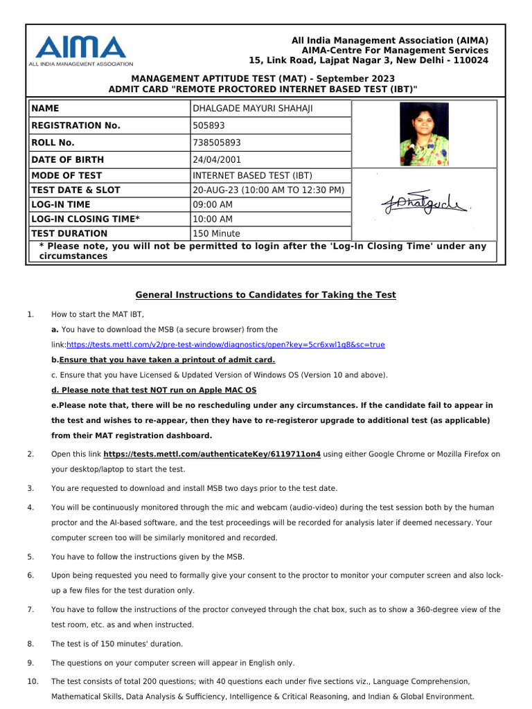 Dhalgude Mayuri Shahaji | PDF | Identity Document | Computing