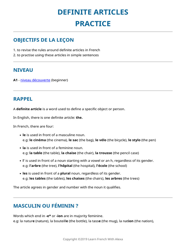 Practise-Your-French-Definite-Articles-Support-Guide 2024-12-11-423102 ...