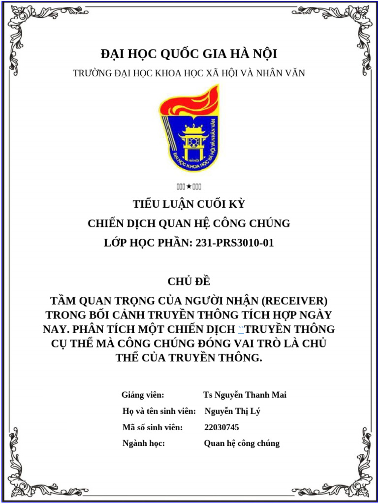 Chiến dịch QHCC | PDF