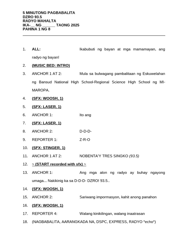 Filipino.script | PDF
