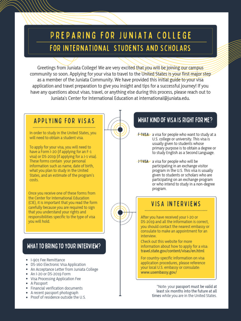 VISA Infographic For Students and Scholars | PDF | Travel Visa | Passport