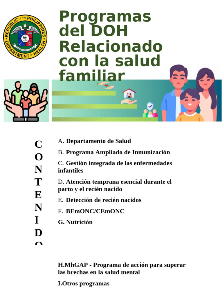 CHN DOH Programas | PDF | Vacunación | Vacunas