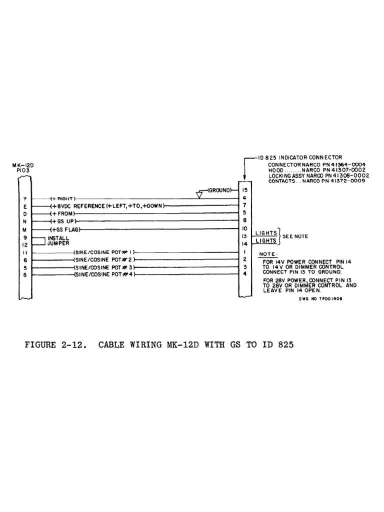 ID825 To MK12D-Wiring | PDF