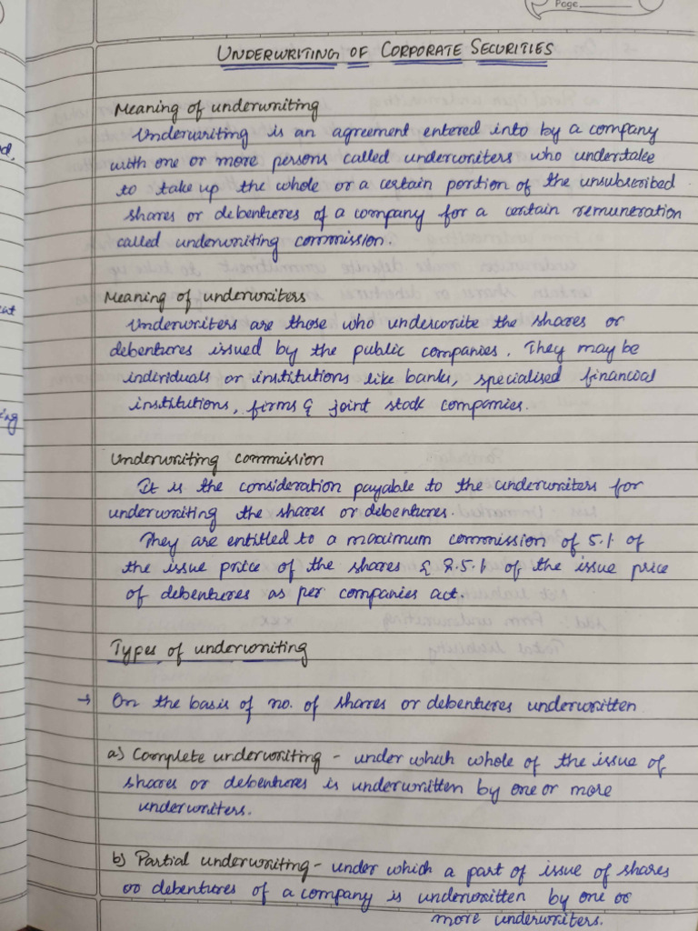 Corporate Accounting Notes | PDF
