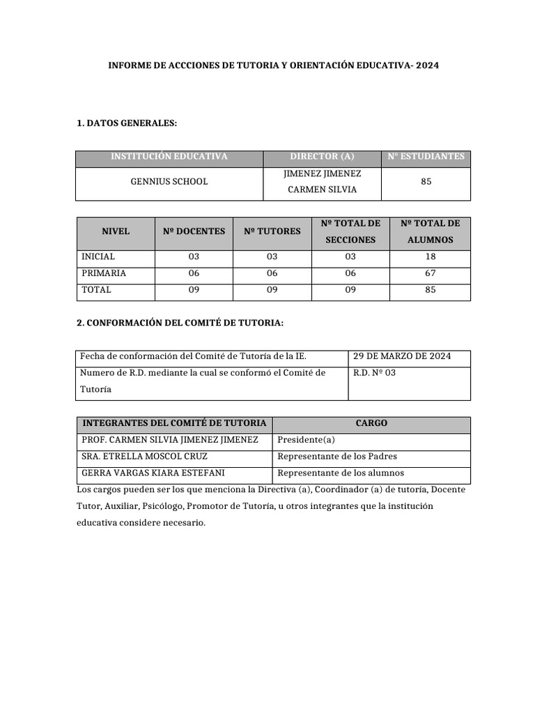 segundo reporte toece 2024 | PDF