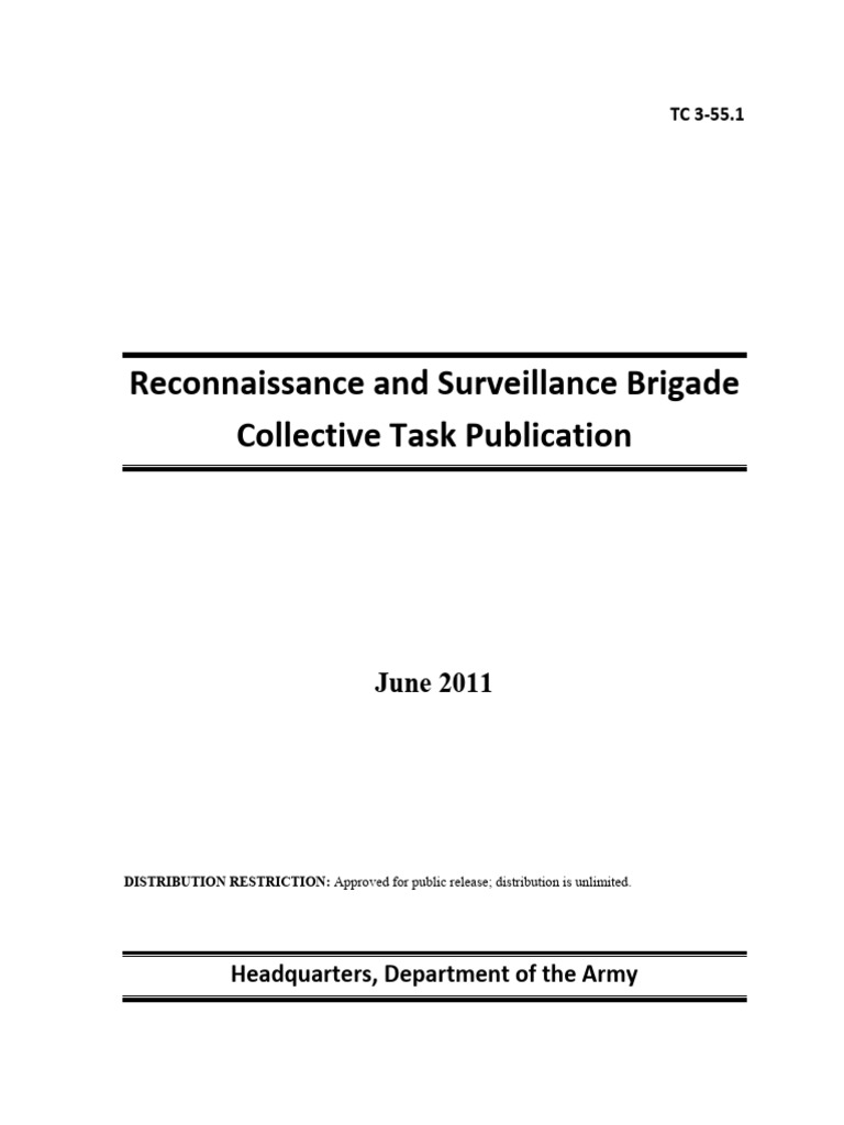TC 3-55.1 - Reconnaissance - and - Surveillance - Brigade - Collective ...