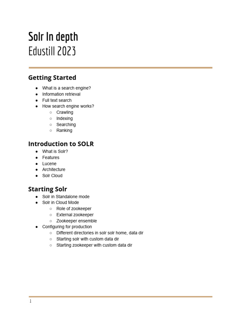 Comprehensive Solr Guide 2023 | PDF | Apache Solr | Xml Schema
