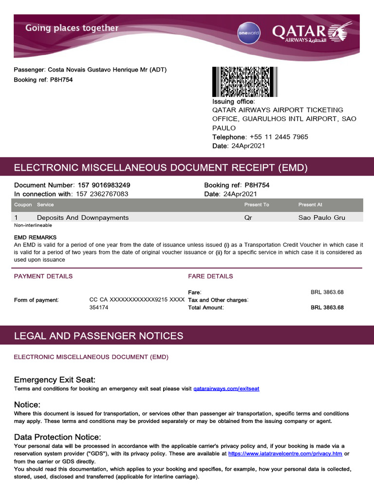 Your Electronic Receipt | PDF