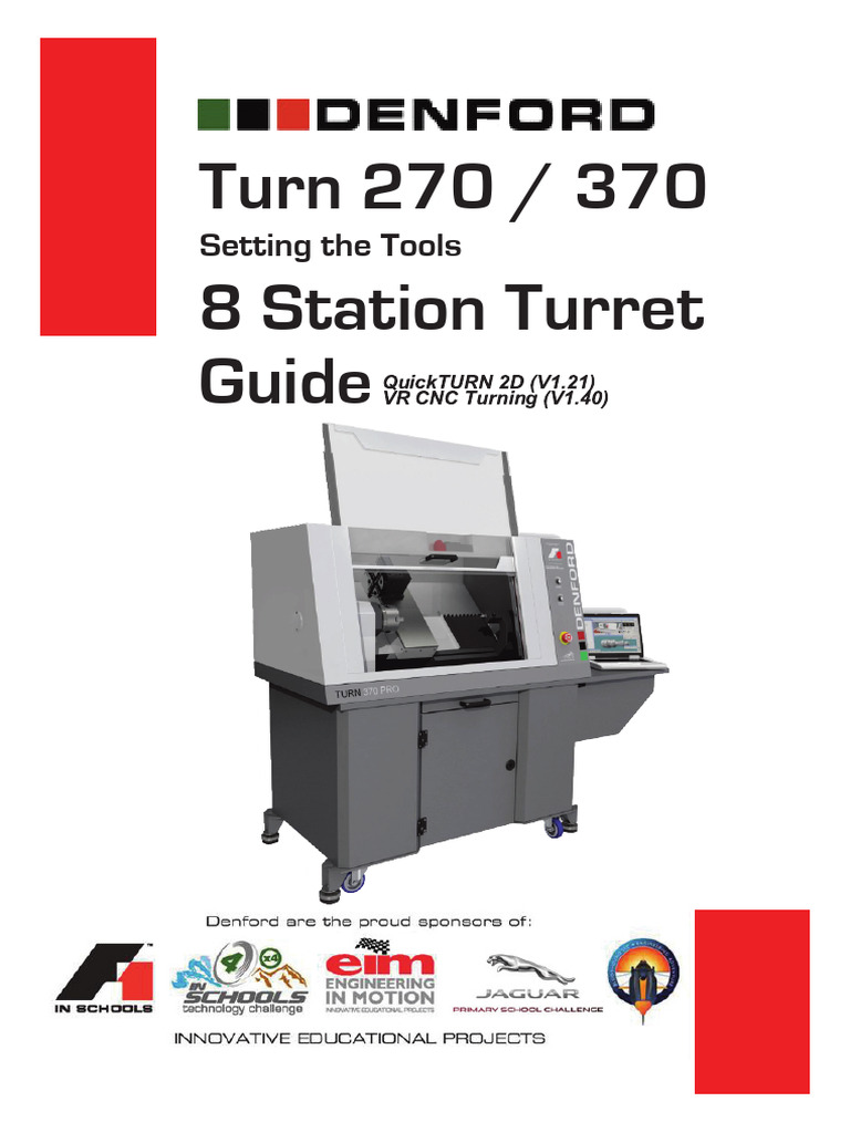 Lathe - 8 Station Turret Guide | PDF | Machine Tool | Numerical Control
