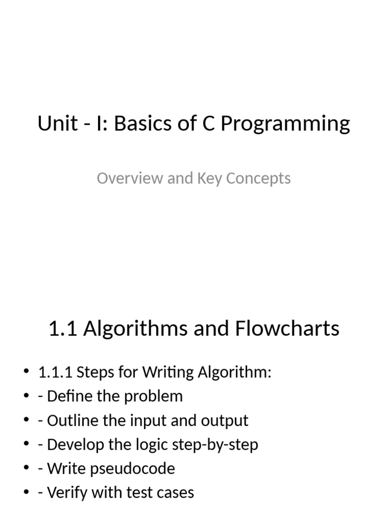 Basics of C Programming | PDF