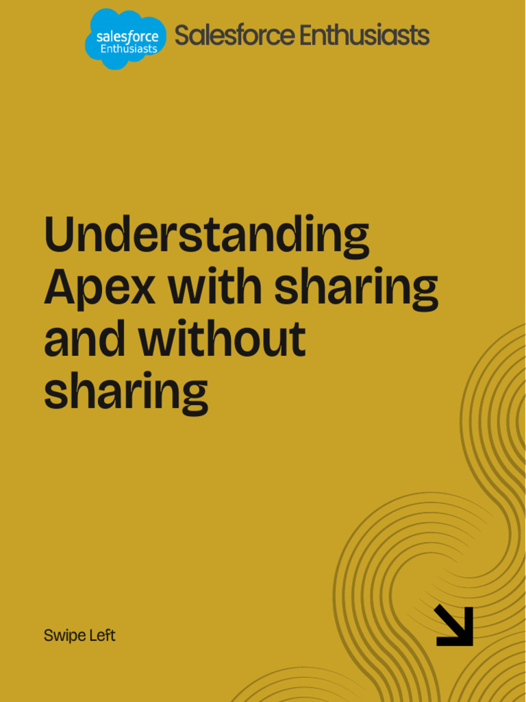 Understanding Apex With Sharing and Without Sharing 1737138023 | PDF