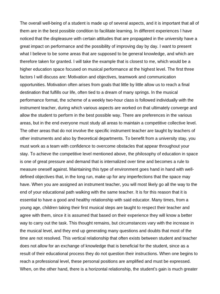 Student Well Being Pdf Teachers Motivational