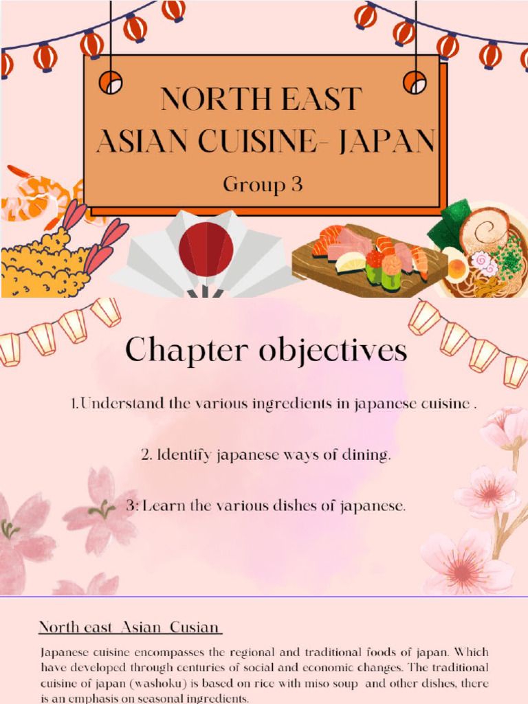 Chapter 4 Japanese Cuisine | PDF