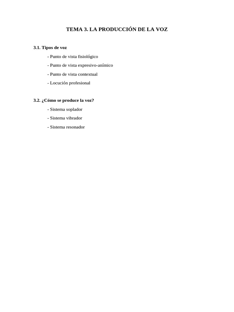 Tema 3. Esquema | PDF