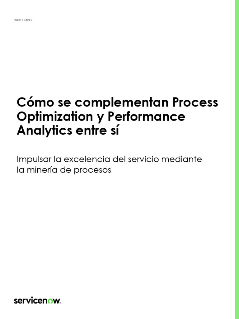 WP Process Optimization | PDF | Indicador de rendimiento | Informática