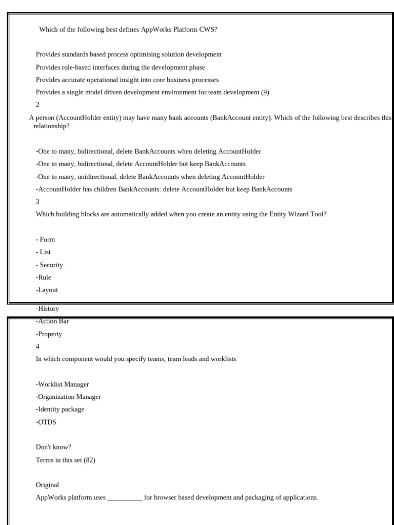 Which of The Following Best Defines AppWorks Platform CWS | PDF | Computer File | World Wide Web