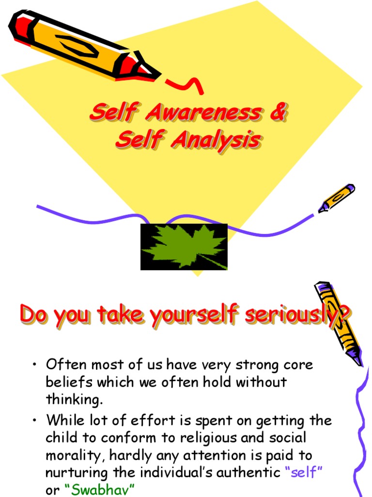 Self Awareness & Self Analysis | PDF | Self Efficacy | Motivation
