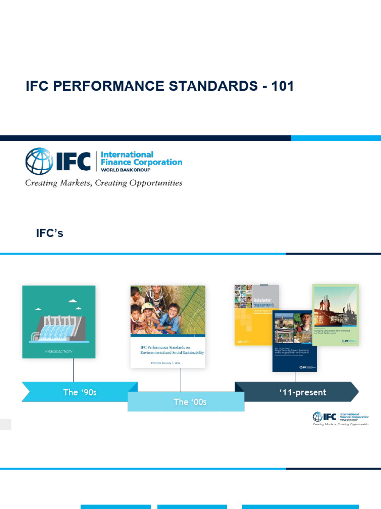 IFC Performance Standards Overview | PDF | Sustainability | Biodiversity