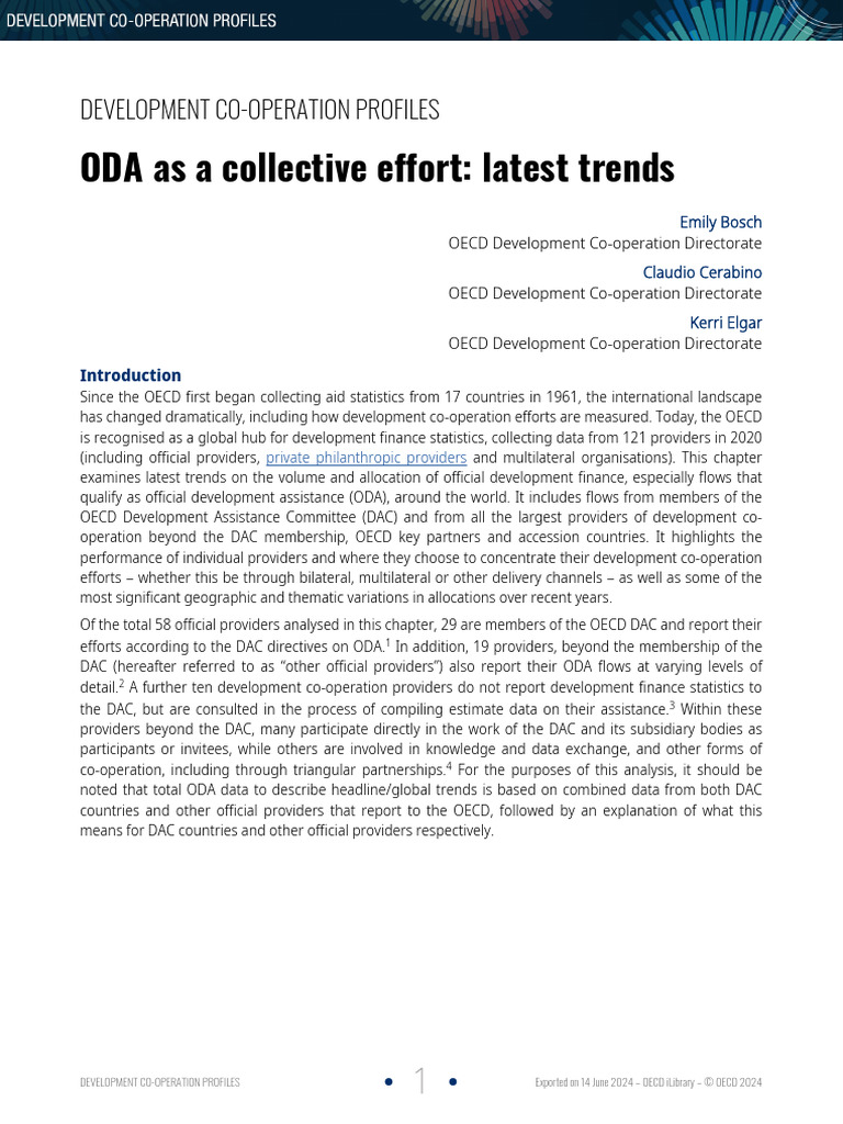 2020 - ODA As A Collective Effort - Latest Trends | PDF | Official ...
