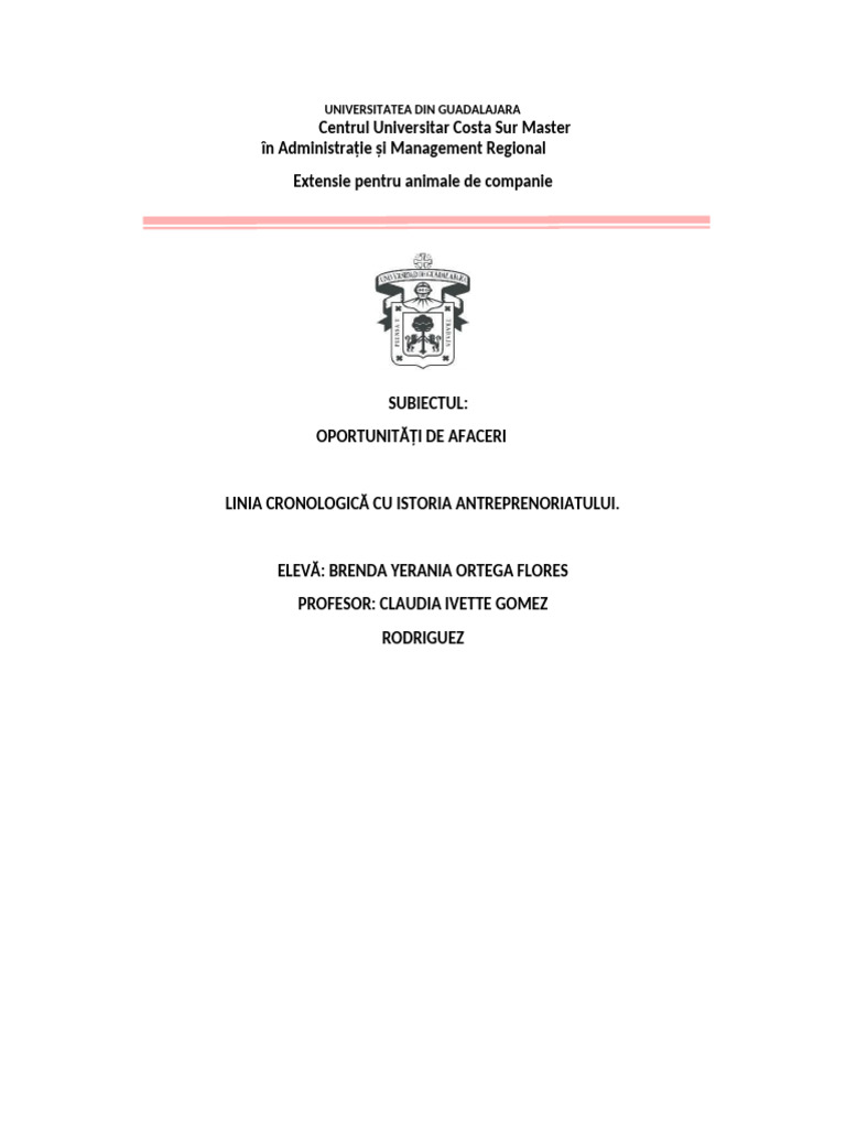 Linia Timpului Cu Istoria Antreprenoriatului Convertit | PDF