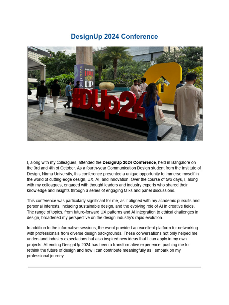 DesignUp 2024: UX, AI & Ethical Design | PDF | Artificial Intelligence | Intelligence (AI ...