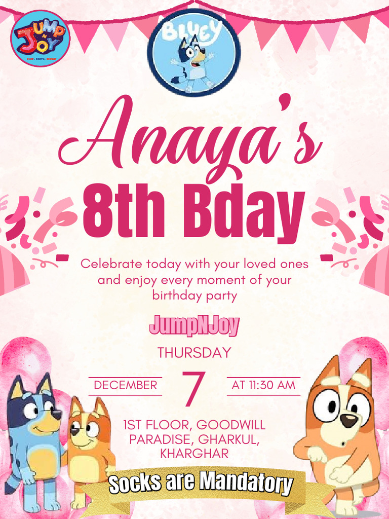 Anaya's Birthday Party | PDF